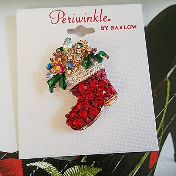 Periwinkle by Barlow | Jewelry | Periwinkle By Barlow Christmas Pin New ...